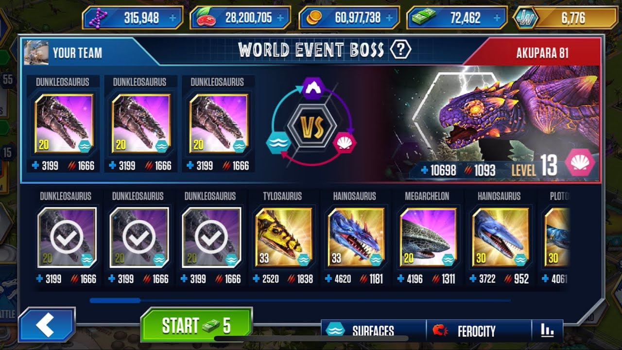 AKUPARA 81 - JURASSIC WORLD THE GAME - YouTube