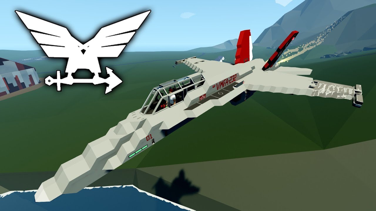 Amazing F/A 18C - Stormworks: Build and Rescue - YouTube