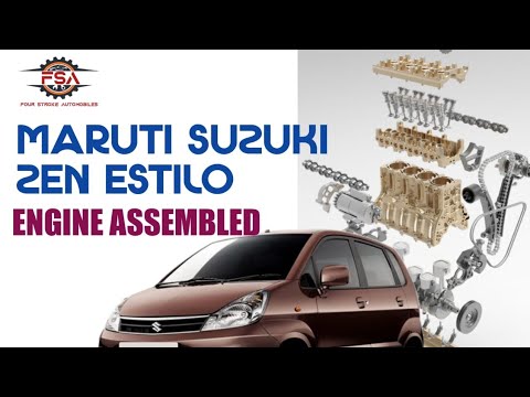 HOW TO ASSEMBLING MARUTI SUZUKI ZEN ESTILO ENGINE piston ring position ...