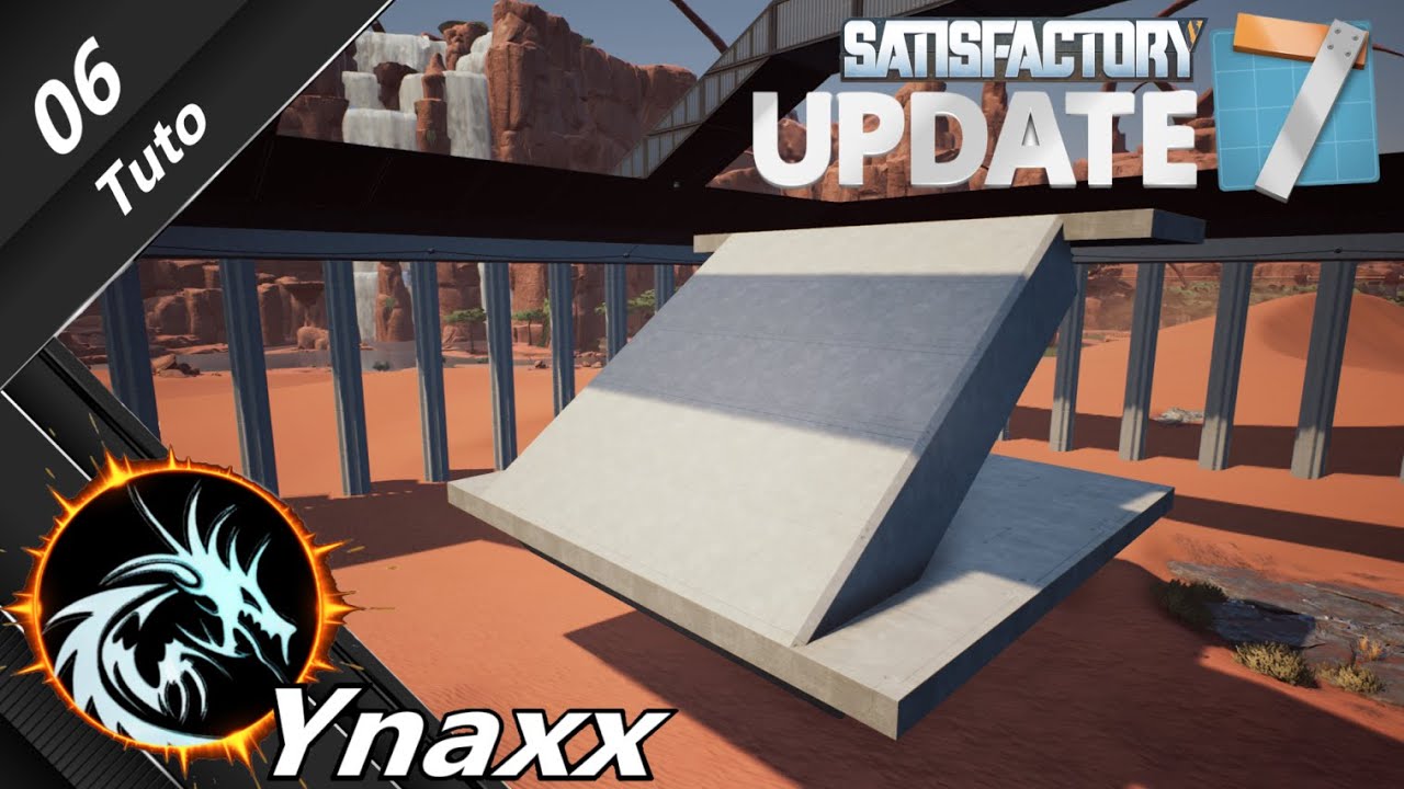 Satisfactory Micro tuto #6 Faire des murs inclinés - YouTube