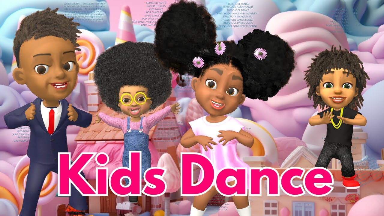 Kindergarten Dance Songs | Animated Kids Dancing | Dancing Cartoons ...