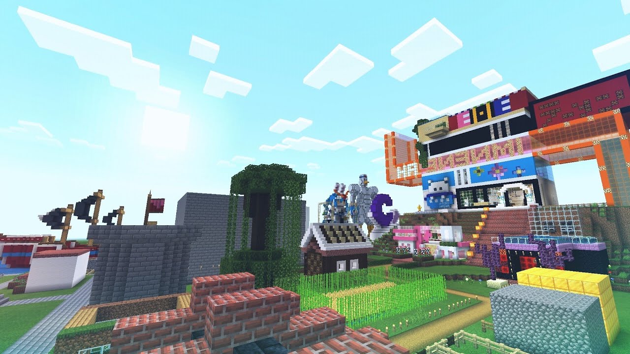 map hololive Minecraft (Not finished) - YouTube