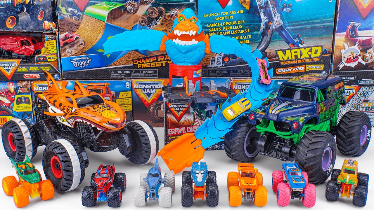 Monster Jam Collection Unboxing Review | Monster Jam Monster Trucks ...
