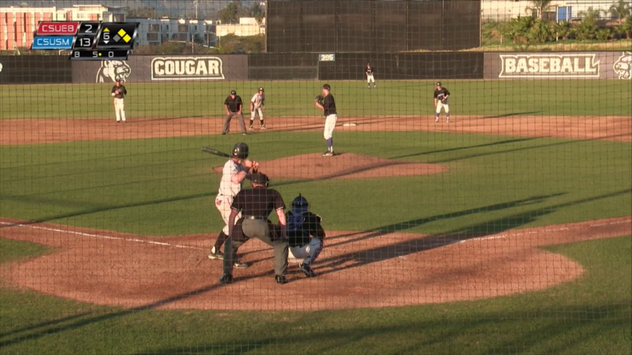 Seth Smith Demo: CSUSM vs CSUEB Baseball Demo - YouTube