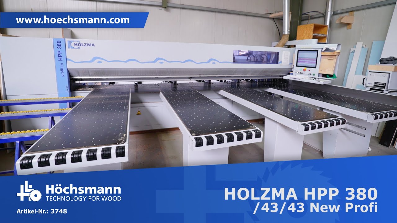 HOLZMA HPP 380 /43/43 New Profi (Höchsmann Klipphausen) - YouTube