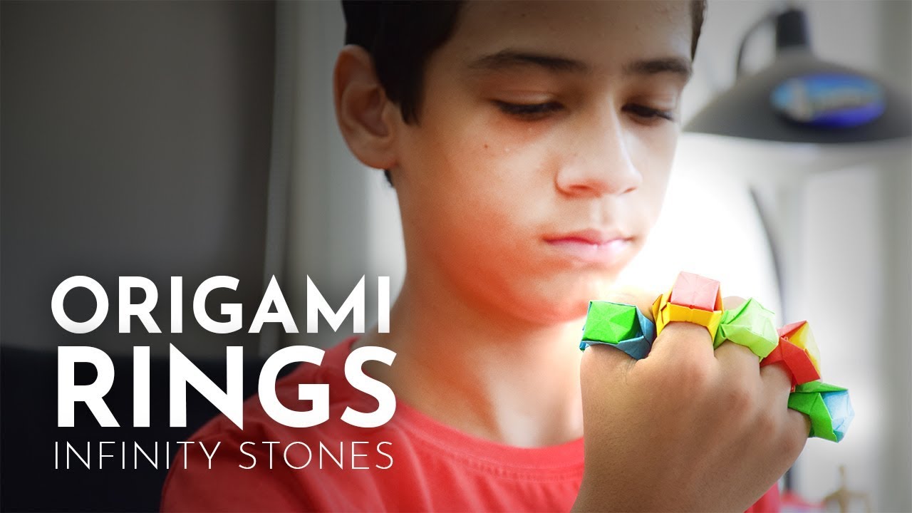 How To Make Origami Infinity Stone Rings| Origami Tutotials | Naman ...
