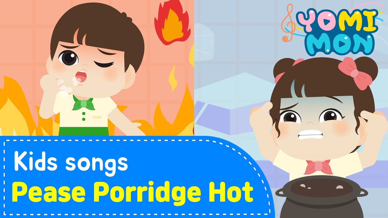 Pease Porridge Hot🥣♪ | Best Kids Songs | YOMIMON Songs for Children🎈 ...