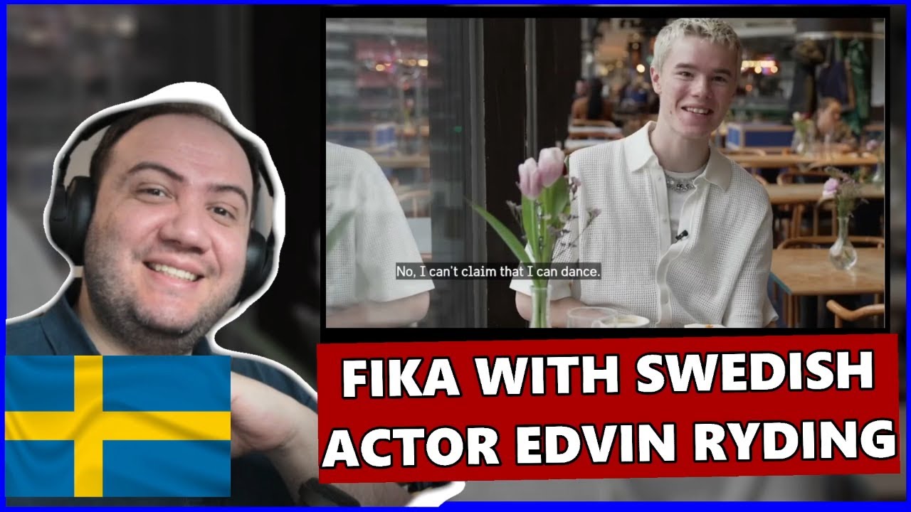 Fika with Swedish actor Edvin Ryding 🇸🇪 Nordic REACTION - Teacher Paul ...