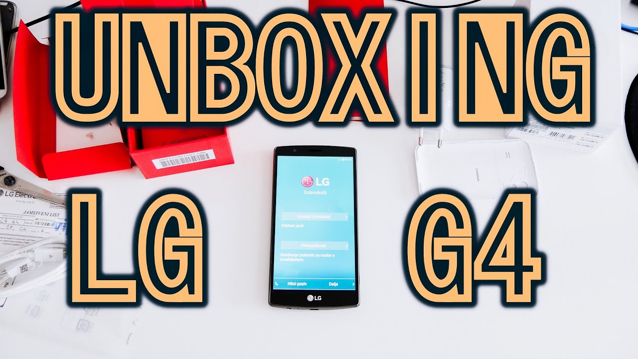 LG G4 LEATHER UNBOXING and first time power on (4k) - YouTube
