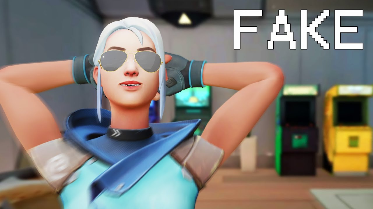 Valorant as a FAKE Pro - YouTube