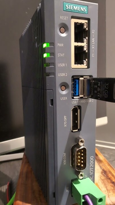 Siemens IOT2050 USB3 Boot-Up in 60 Seconds! - YouTube