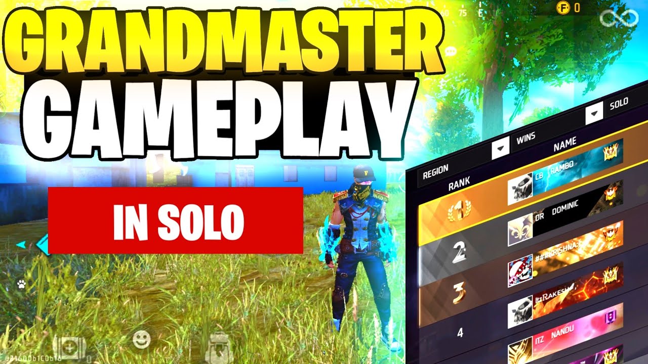 ROAD TO GRANDMASTER IN SOLO ||SEASON 32|| SOLO GRANDMASTER GAMEPLAY ...