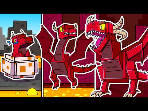Ich habe 100 TAGE als TEUFELSDRACHE in HARDCORE Minecraft überlebt!