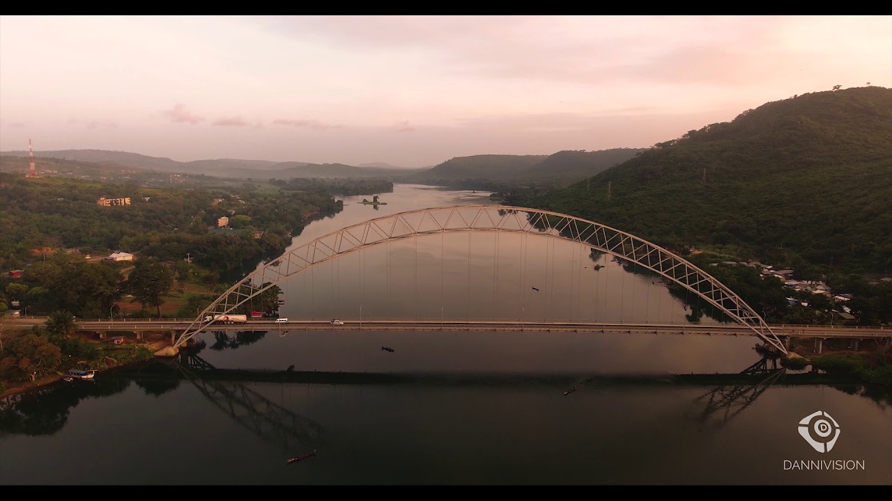 SEE ADOMI BRIDGE IN A DIFFERENT VIEW, WORTH TOURING GHANA - YouTube