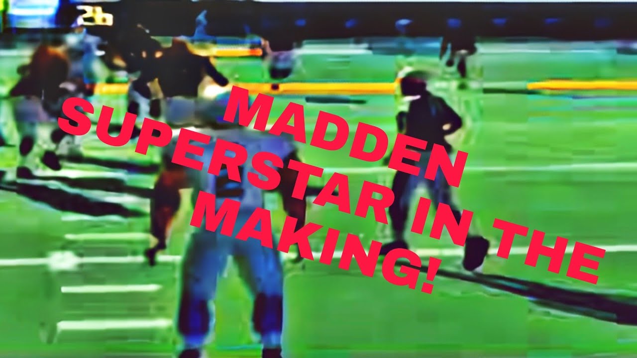 Madden NFL Superstar in the making! - YouTube