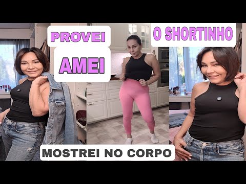 PROVANDO ROUPAS DA SHEIN,GAMEI NO SHORTINHO. CHEGARAM MINHAS COMPRINHAS. 95% DE APROVAÇAO.