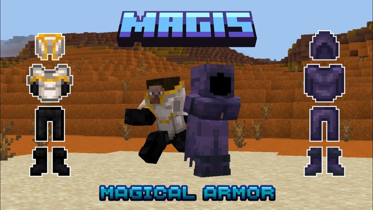MAGIS || Magical Armor - Addon MCPE - YouTube