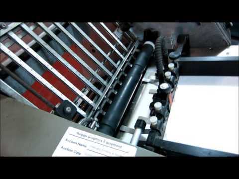 Glue Folder 504 Self Mailer Machine - YouTube