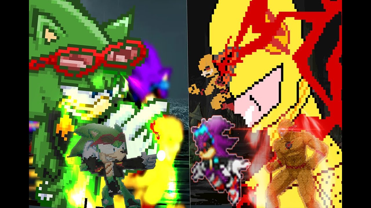 Scourge vs Reverse Flash | Fictional Characters Collide| :(Sprite ...