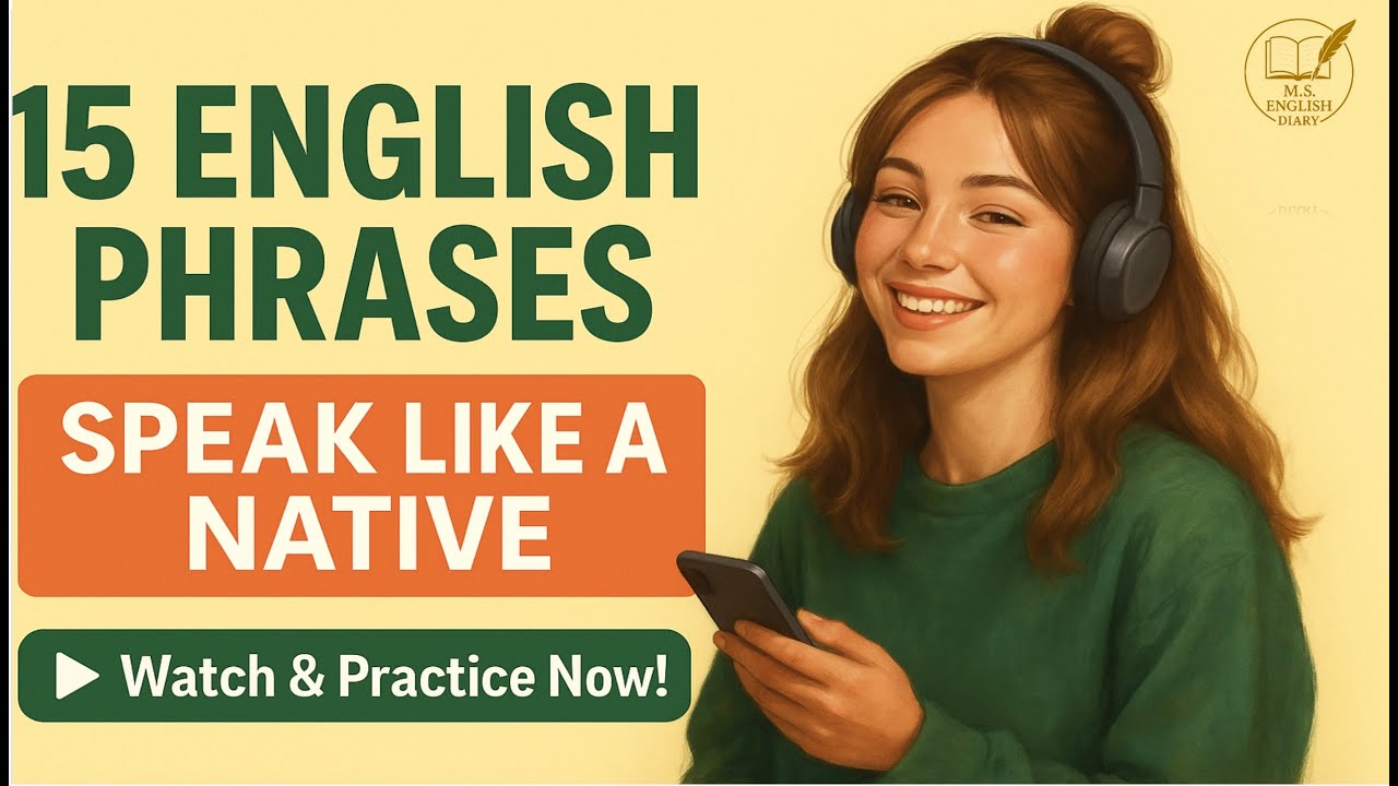 15 Everyday Phrases to Boost Your English Fluency | Speak Like a Native ...