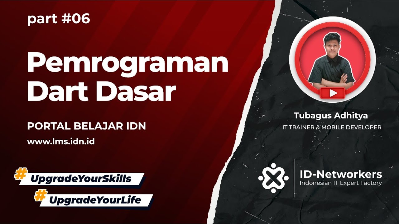 Belajar Pemrograman Dart untuk pemula - Part 6/20 | Tipe Data String ...