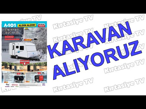 KARAVAN ALIYORUZ / A101 29 OCAK 2026 PERŞEMBE GÜNÜ KARAVAN SATIŞA SUNUYOR 😮