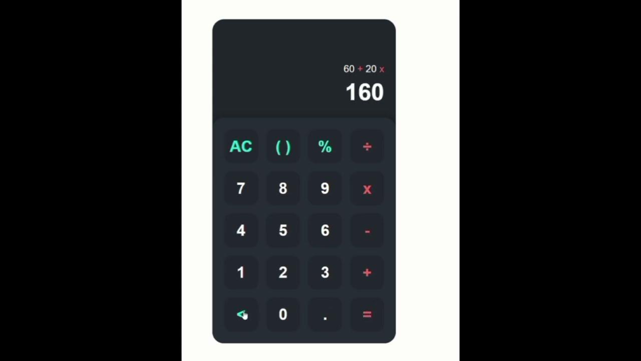 Codsoft Task #calculator Web Development - YouTube