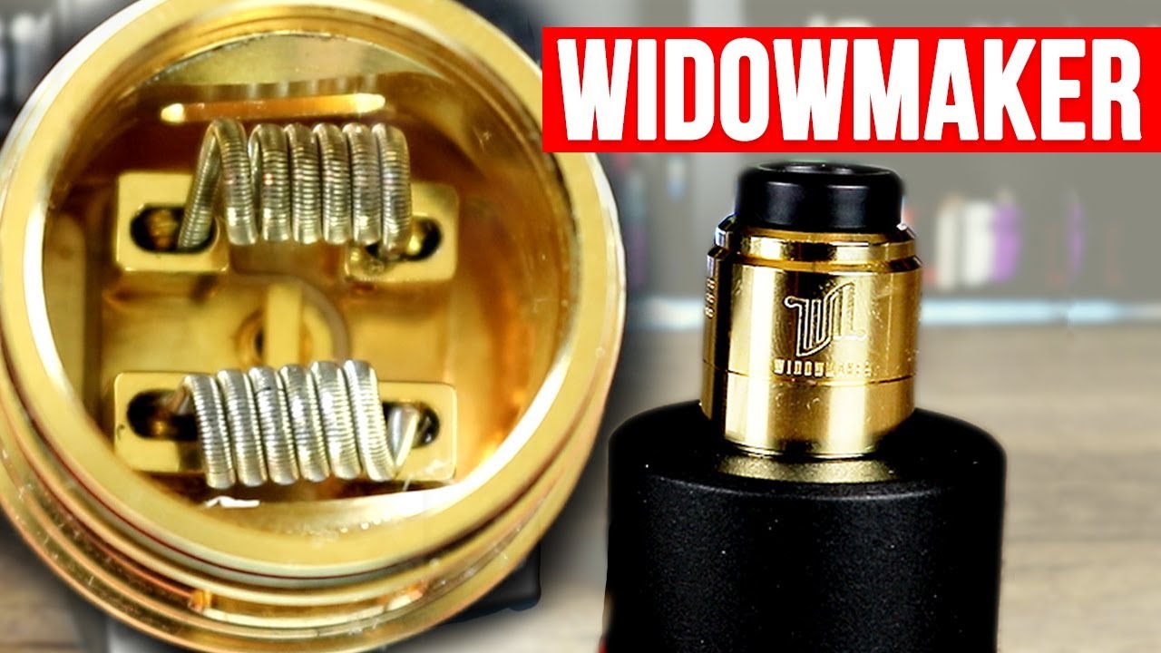 BEST DUAL COIL RDA? The Vandy Vape Widowmaker! ️🚭 - YouTube