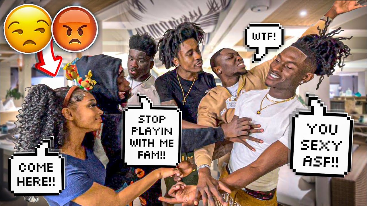 BEING EXTRA FRIENDLY WITH @callofkidd GF IN FRONT OH HIM!! **fight ...