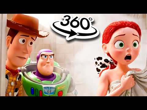 😱 Toy Story 5 CHARACTERS IN MY HOUSE in Real Life?! Awkward Moment with Jessie in 360 VR 🔥