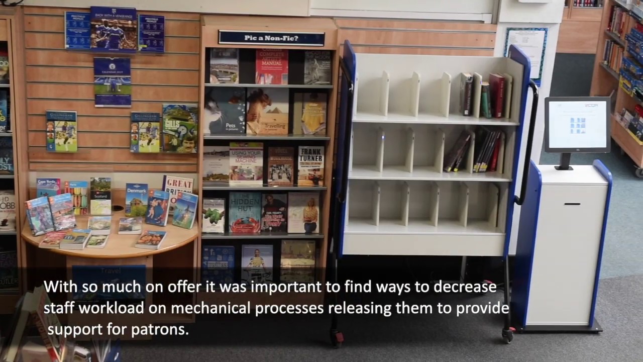 Gillingham, Medway Libraries - Smart Shelving - YouTube