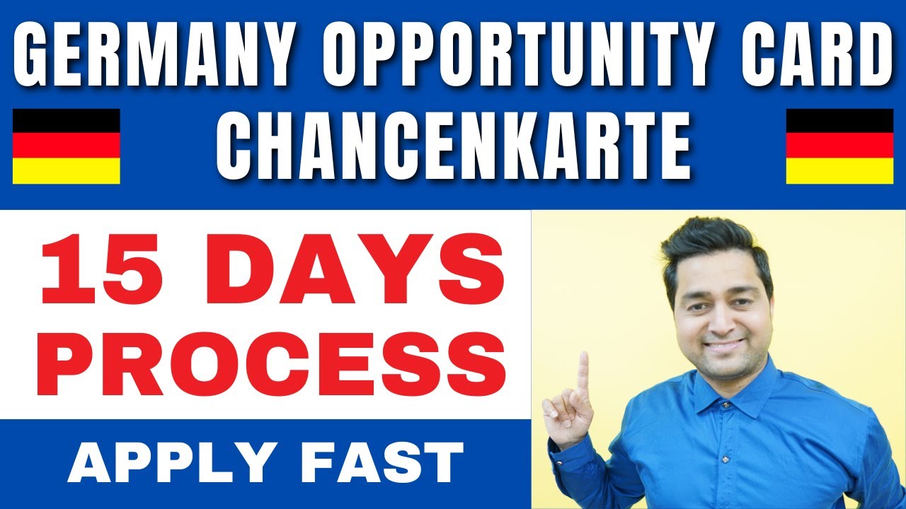 Germany Opportunity Card / Chancenkarte Visa Process 2024 | New ...