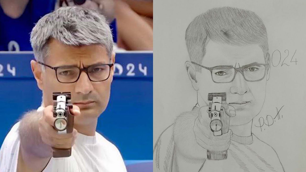 Ways and Secrets to Drawing a Realistic Portrait of YUSUF DİKEÇ - YouTube