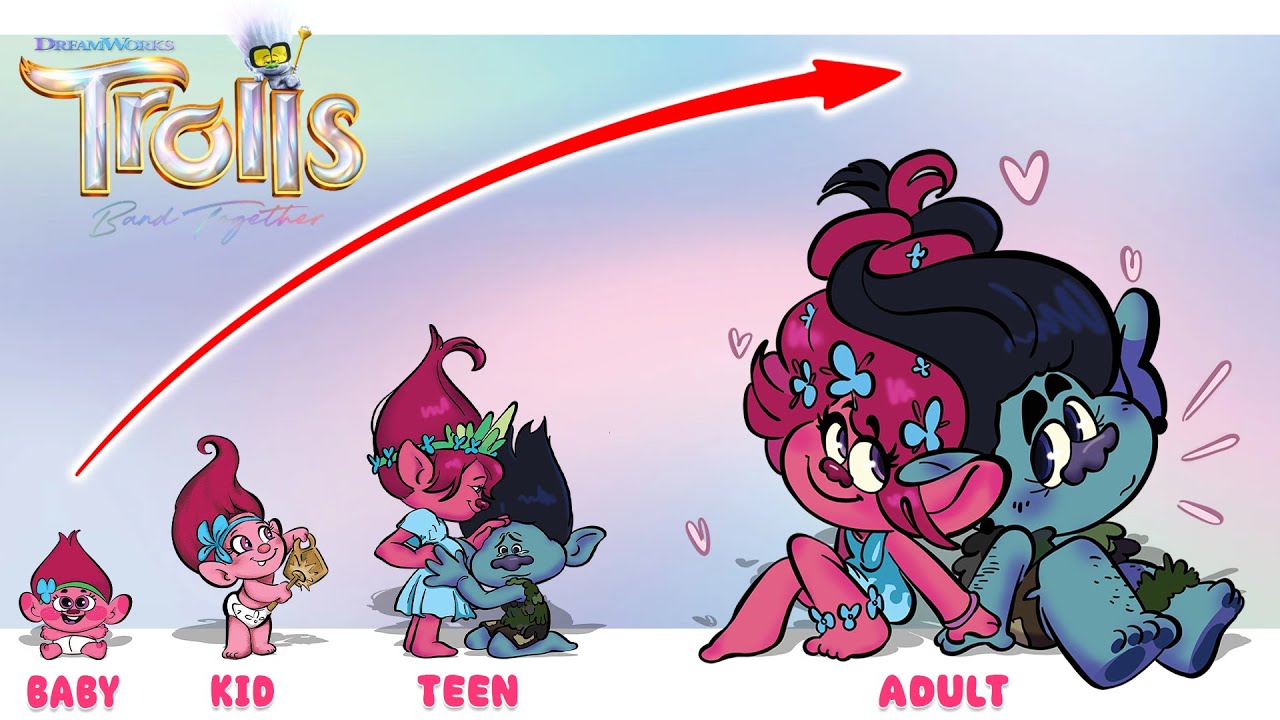 Trolls Band Together BroZone Growing up new Evolution | Tide WORLD ...