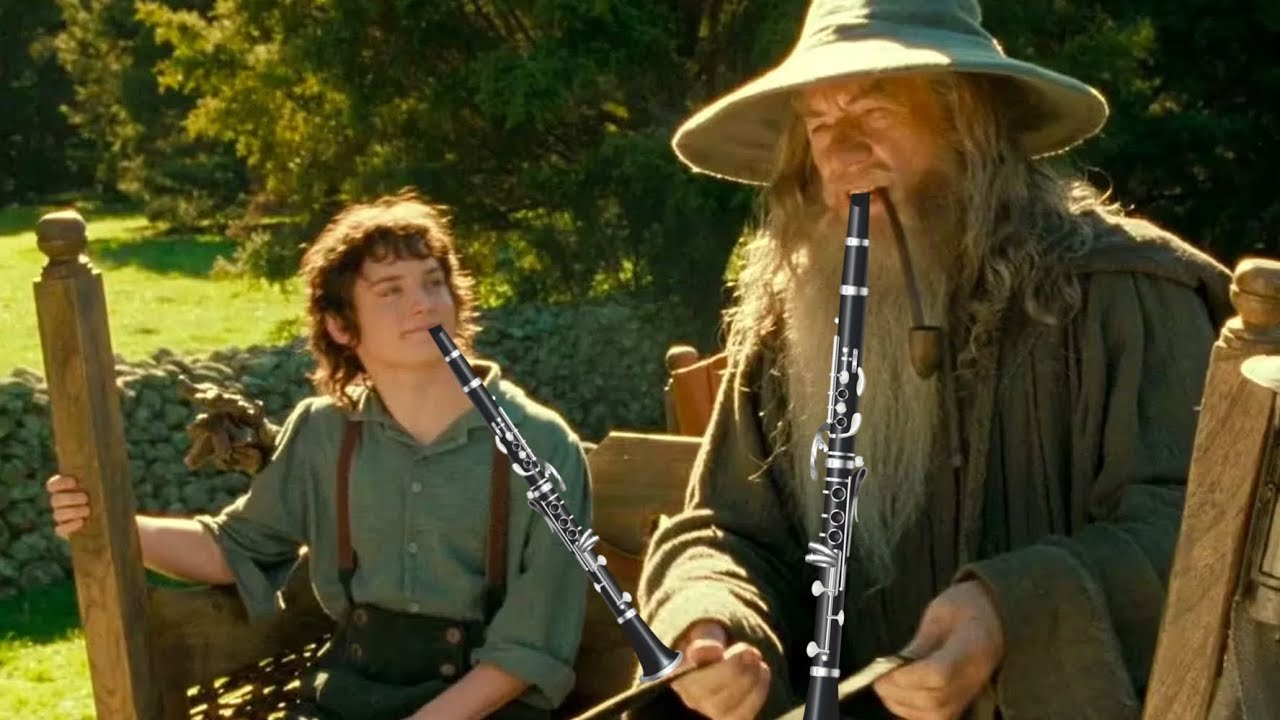 Lord of the Clarinet/ Concerning Hobbits Clarinet cover - YouTube