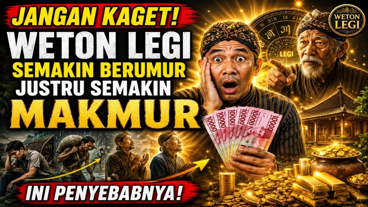 JANGAN KAGET! WETON LEGI SEMAKIN BERUMUR JUSTRU SEMAKIN MAKMUR, INI ...