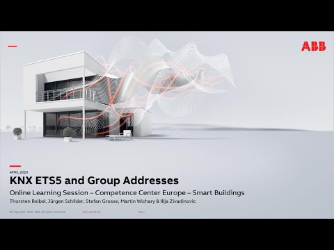 Online Learning Session about KNX ETS5 and Group Addresses - YouTube
