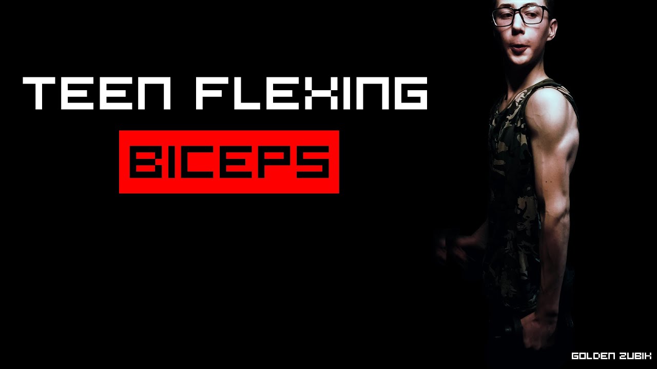 15 Years Old ATHLETIC Teen Flexing BICEPS #4 - YouTube