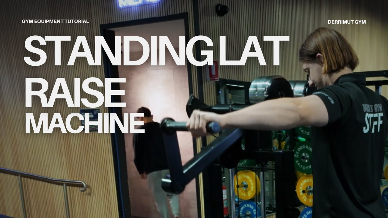 Gym Equipment Tutorial - Standing Lateral Raise Machine - YouTube