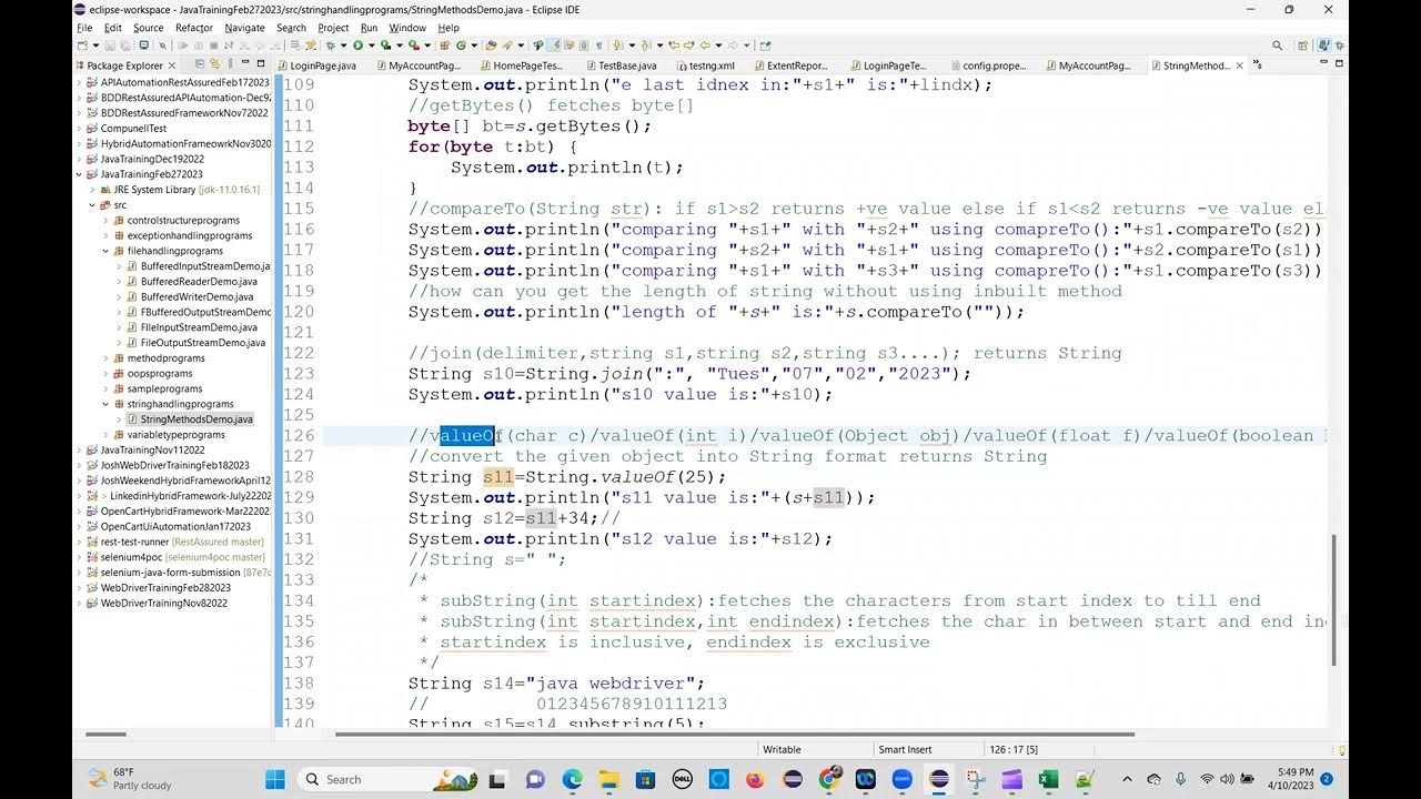 CoreJava Strings StringBuffer StringPrograms Part2 April 10 2023 - YouTube