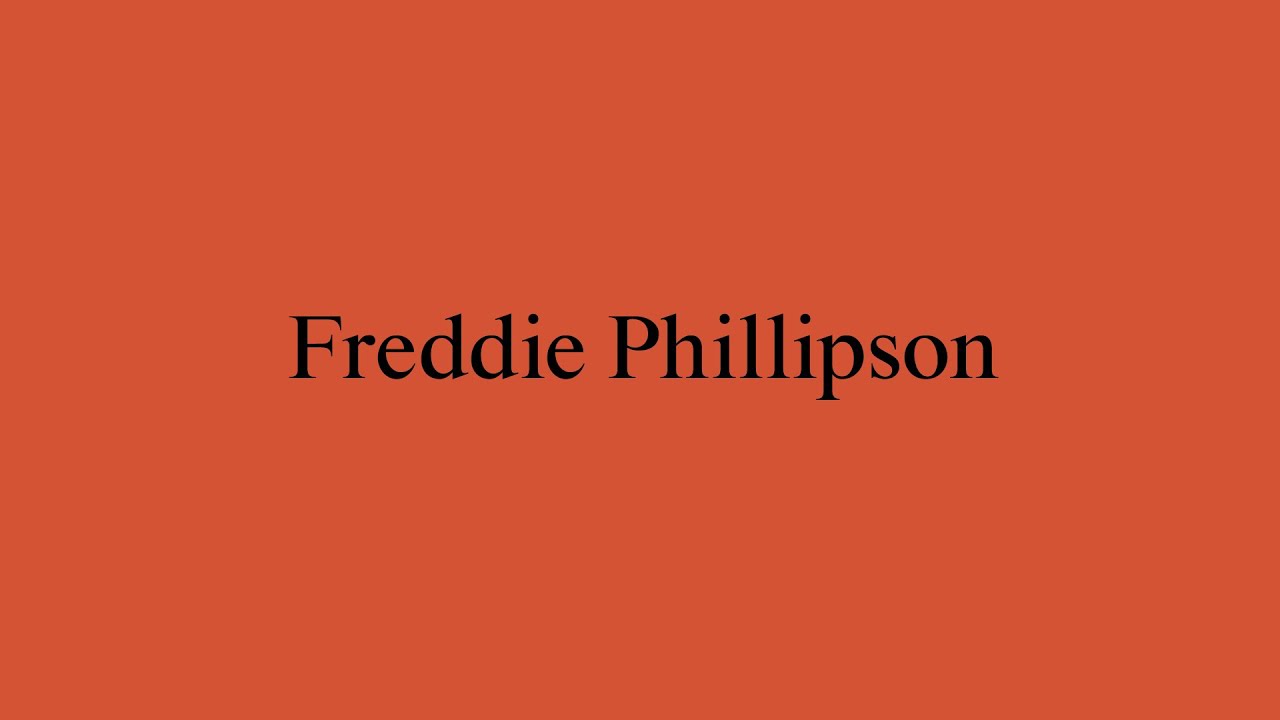 New Architects 4: Freddie Phillipson - YouTube