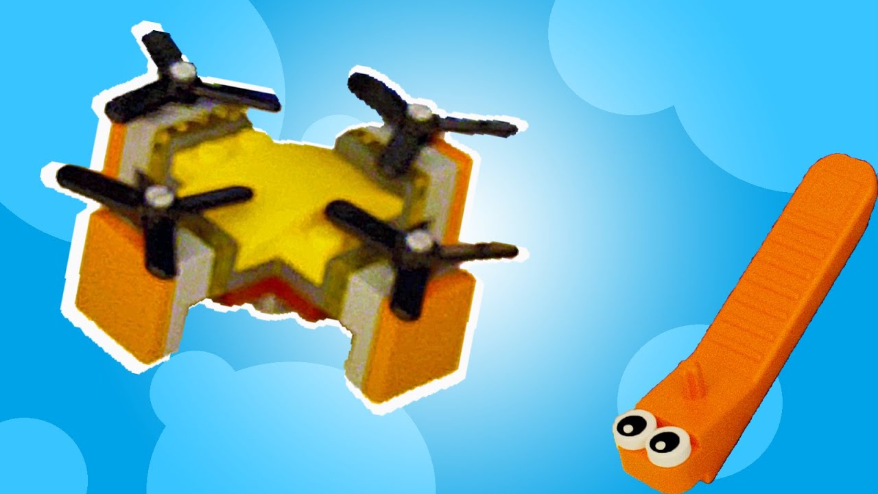 Making a mini drone with Lego - Lego Drone Build | 3 Minute Mini Builds ...