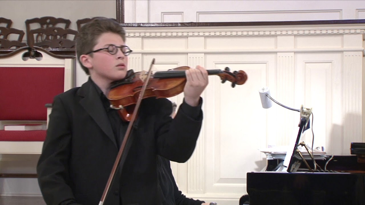Gordon Meeks Performs Concerto #1 in G Minor, Op. 26 by Max Bruch - YouTube