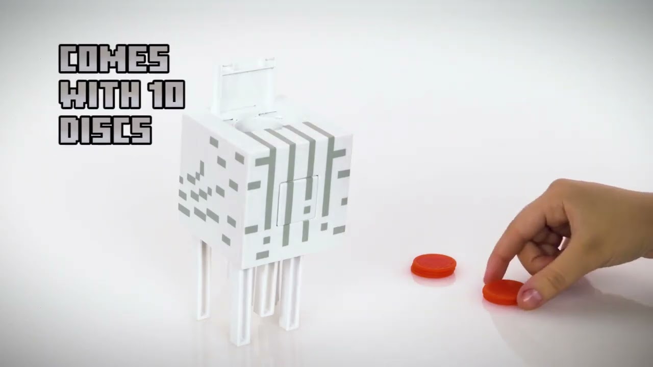 Minecraft Fireball Ghast Figure Playset - Smyths Toys - YouTube