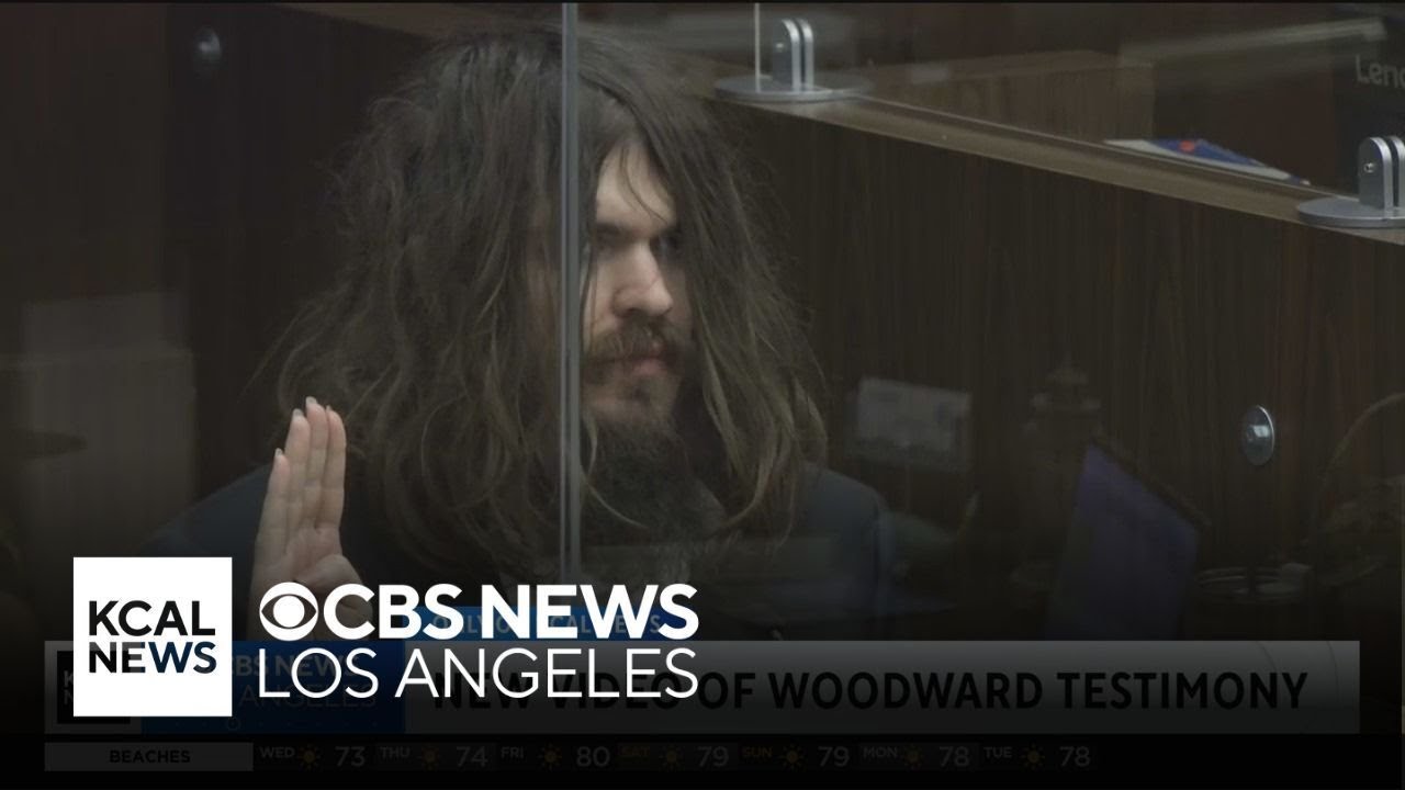Video from inside the Santa Ana courtroom when Sam Woodward testified ...