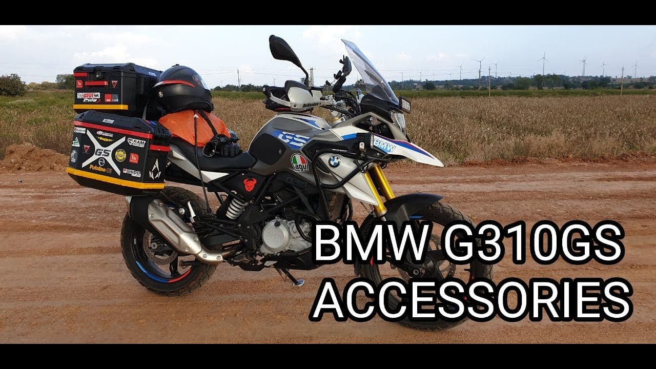 BMW G310GS fully modified with top & best accessories. - YouTube