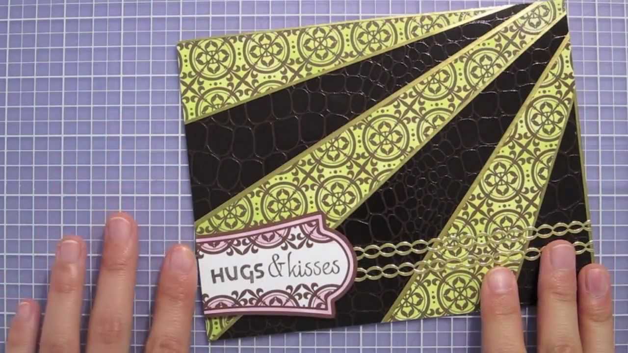 Simply Ann - Chocolate Color Me Card - YouTube