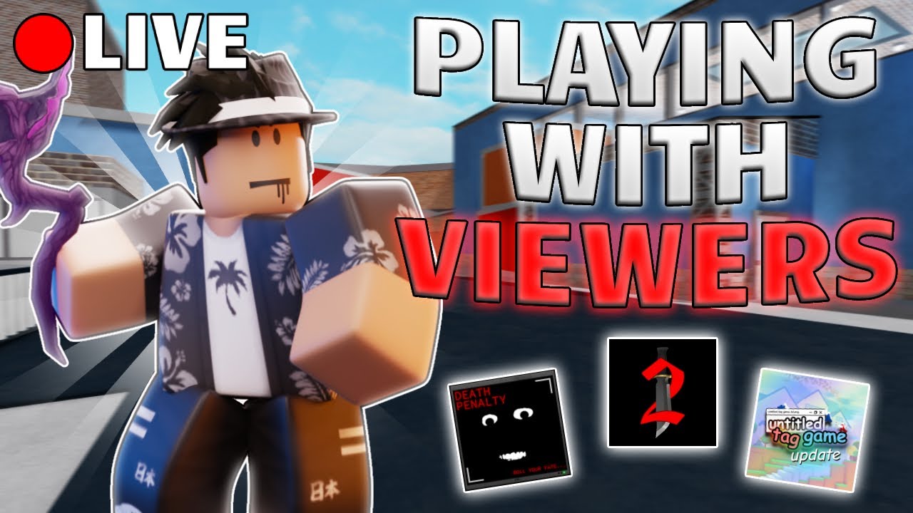 🔴 Live - Playing Roblox with Viewers! - YouTube