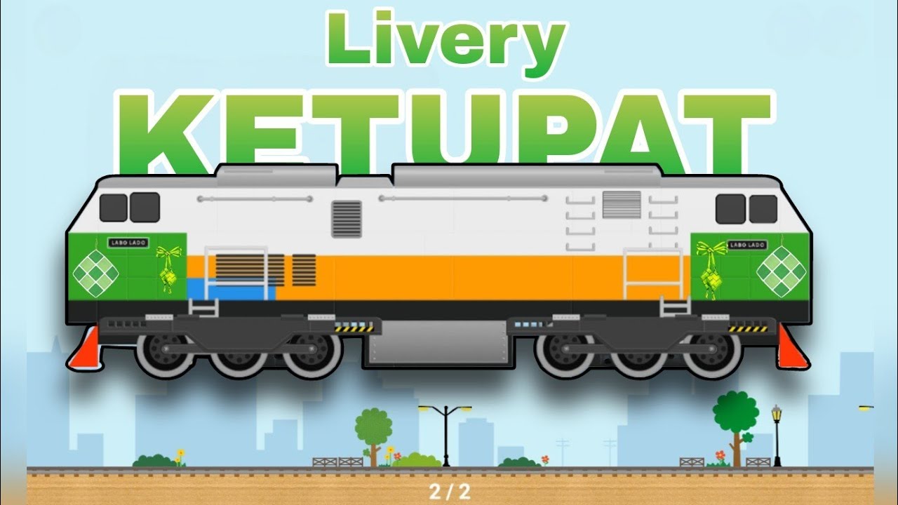 Lokomotif CC206 Livery LEBARAN 2025 - Labo Brick Train - YouTube