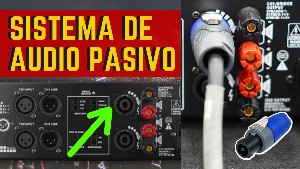 APRENDE LO BASICO 🔈🔉🔊 AMPLIFICADORES Y SONIDO PASIVO BAJA IMPEDANCIA ...